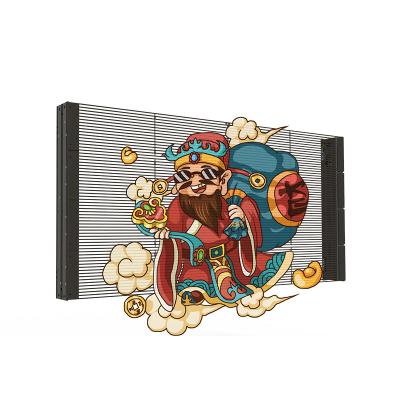 Cina Display a LED trasparente a 1000 mm*1000 mm a colori pieni VTB-P15-15 in vendita