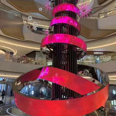 中国 ランドマークビル 高光ホログラムLEDスクリーン 広告用 販売のため