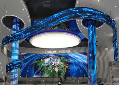 Cina Alta risoluzione e luminosità schermo flessibile a LED serie SQ-R è perfetto per visualizzazione interna ed esterna in vendita