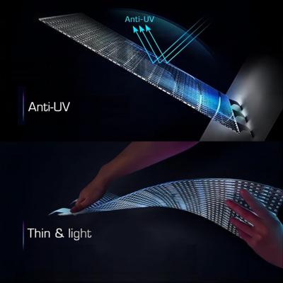 Cina Display trasparente senza confini in vendita