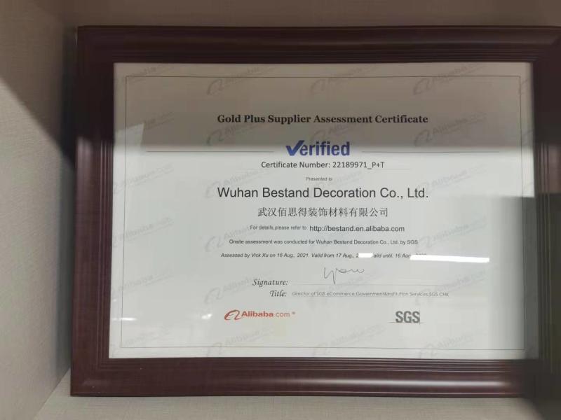 確認済みの中国サプライヤー - Wuhan Bestand Decoration Co., Ltd.