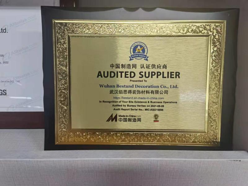 確認済みの中国サプライヤー - Wuhan Bestand Decoration Co., Ltd.