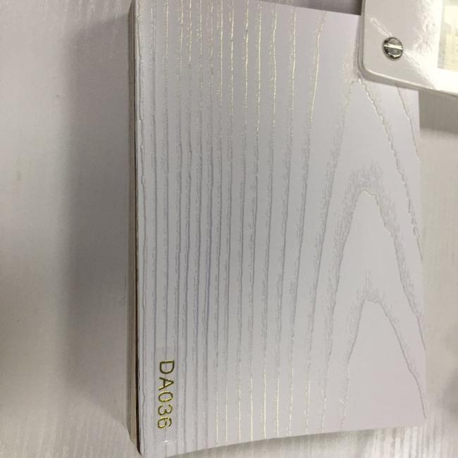 Wood texture foil in furniture application