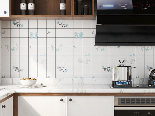 3D wall paper sample showing modern design pattern