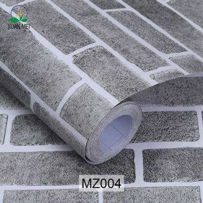 Cina 3D PVC adesivo per pareti di pietra in vendita