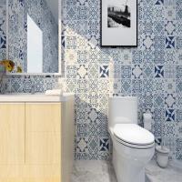 China Self Adhesive Tile Wallpaper Waterproof Tile Pattern Wallpaper For Kitchen wall sticker for sale