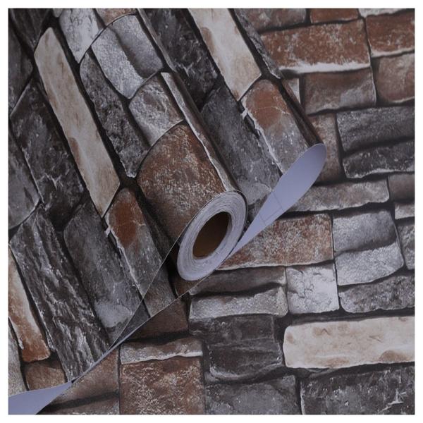 Quality Width 122cm 60cm 3D Washable Wallpaper Moisture Proof 3D Brick Wallpaper Sticker for sale