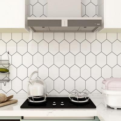 China Kitchen Wallpapers Mosaic Paper Removable Wallpaper Peel and Stick Matt Wallpaper for Bathroom for sale