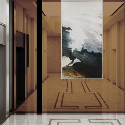 Cina Interni Decorazioni domestiche Adesivo a specchio d'argento a strisce a piastre per un aspetto contemporaneo in vendita