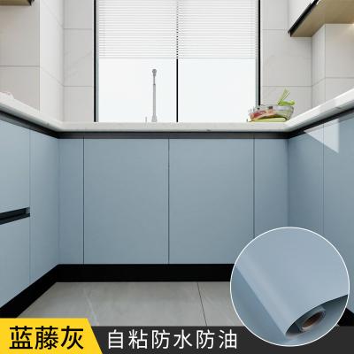 Cina Carta da contatto rimovibile carta da parati autoadesiva a colori solidi per la decorazione domestica in vendita