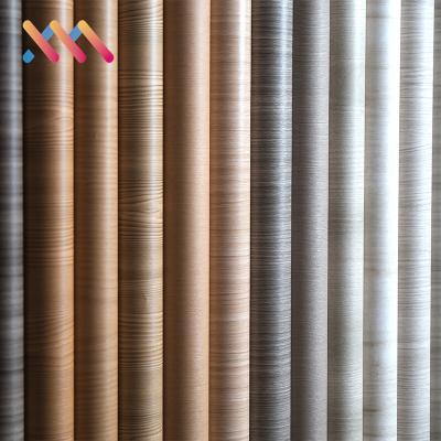 중국 연소 방지 목재 곡물 벽지 0.28mm-0.3mm 목재 효과 부엌 벽지 판매용