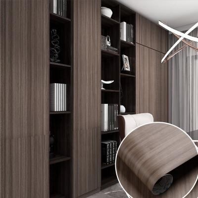 중국 가구 목재 곡물 자체 접착 벽지 내부 아파트용 휴지 벽지 판매용