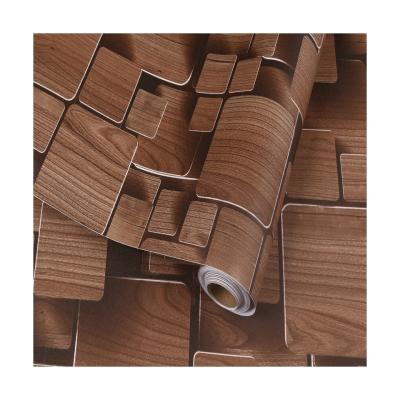 중국 아파트 여름 해변 스타일 목조 벽지 부엌 Backsplash 욕실 책상 책상 책상 책상 라이너 1.96ft * 16.4ft 판매용