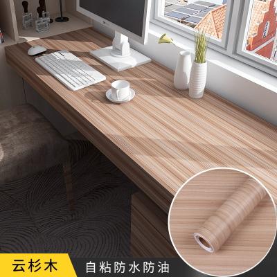 China Wood Design Self Adhesive PVC Wallpaper 3D Rolls with Mould-Proof Matt Function for sale