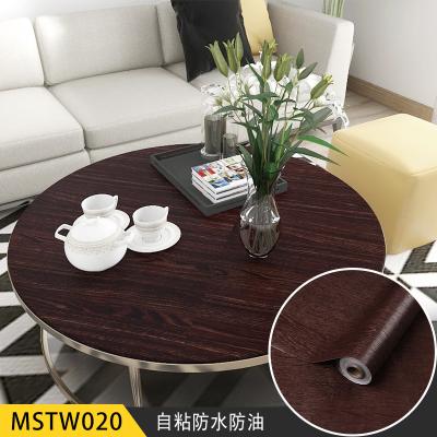 중국 현대 가구 필수 PVC 비닐 3D 나무 벽지 스티커 벽지 롤 가구 리노베이션 판매용