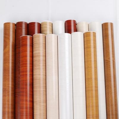 중국 상업용 10m 길이 회색 3D 나무 곡물 접착형 벽지 스티커 설치가 쉽다 판매용