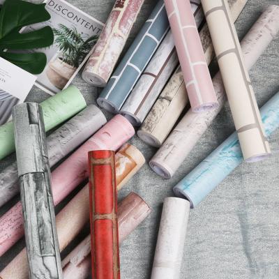 Cina PVC Self Adhesive 3D Brick Wallpaper Wallpaper da per l'amministrazione Adesivo da parete in vendita