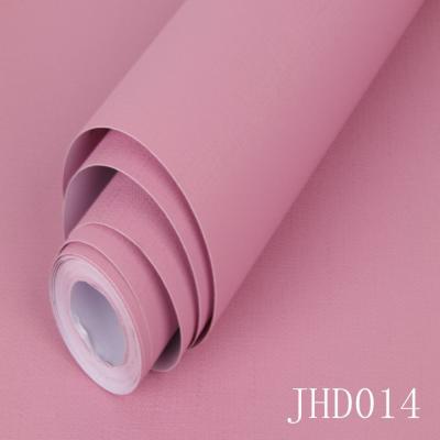 China Matt Finish Self-Adhesive PVC Wallpaper in Dark Black Color for Home Decoration Sound-Absorbing Function for sale