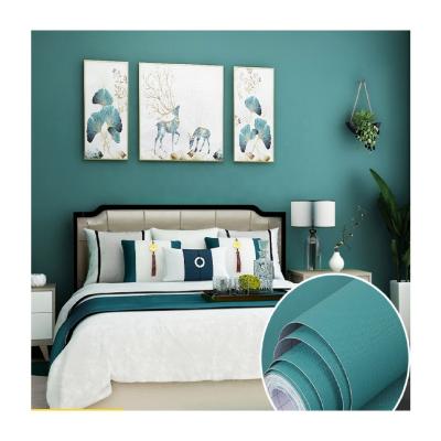 China Waterproof Thicken Contact Paper Matte Emerald Wallpaper Opaque Removable Peel and Stick Vinyl Film Self-Adhesive Paper for sale
