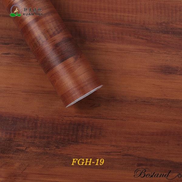 Quality Textured Wood Grain Self-adhesive Vinyl Furniture Film/Decorative Wallpaper The for sale