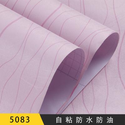 Cina 3d Pvc Design Moderno Tappezzeria impermeabile Strisce Modello a piastre per la decorazione domestica in vendita