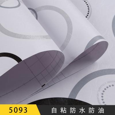 Cina 3d Pvc Design Moderno Tappezzeria impermeabile Strisce Modello a piastre per la decorazione domestica in vendita
