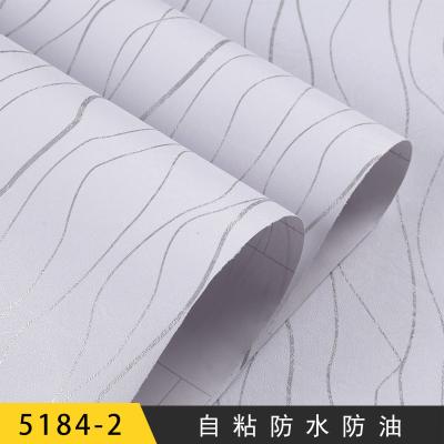 Cina 3d Pvc Design Moderno Tappezzeria impermeabile Strisce Modello a piastre per la decorazione domestica in vendita