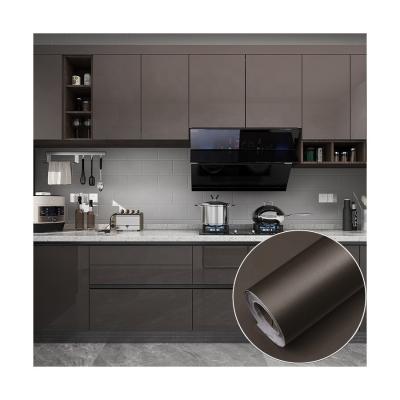 Cina Carta di contatto grigio autoadesivo per armadietti da cucina impermeabile Peeling e bastoncini banconi vinile rivestimenti di scaffale adesivi in vendita