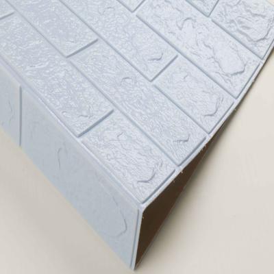 Cina Protezione delle pareti interne 3D mattoni 3D pietra carta da parati in schiuma PE con funzione antifumo e impermeabilizzazione in vendita