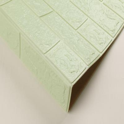 Cina Protezione delle pareti interne 3D mattoni 3D pietra carta da parati in schiuma PE con funzione antifumo e impermeabilizzazione in vendita