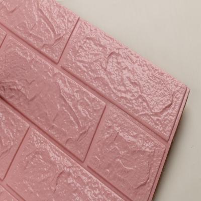 Cina Protezione delle pareti interne 3D mattoni 3D pietra carta da parati in schiuma PE con funzione antifumo e impermeabilizzazione in vendita