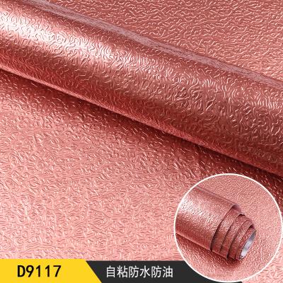 Cina Carta di contatto in rilievo in oro alto lucido adesivi per pareti da cucina adesivi per cassetti adesivi in vendita