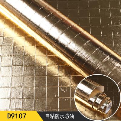 中国 油性 キッチン バックスプラッシュ 壁紙 ビニール アルミニウム フィルム 壁紙 高光り 販売のため