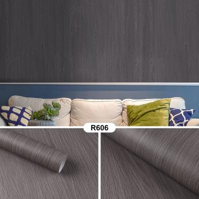 Cina Carta adesiva e pellicola Film di plastica Adesivi per pareti Legno Grain Tapete per la casa Interior Design in vendita