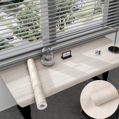 중국 자가 접착 PVC 나무 무늬 벽지 방수 브라운 판매용