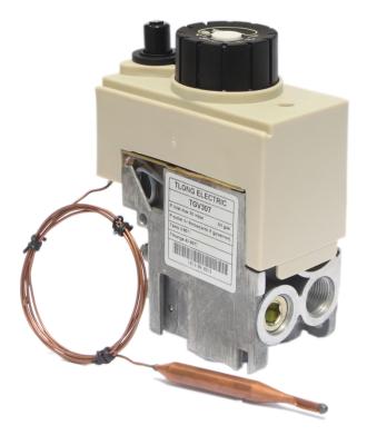 China Non-electric multifunctional Thermostatic Gas Valve for gas appliance Pallet and carton for sale
