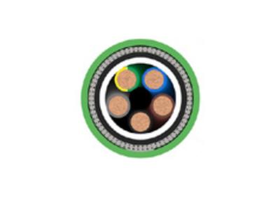 Cina Acciaio galvanizzato filo 10mm2 16mm2 25mm2 5 svuota il cavo corazzato di XLPE in vendita