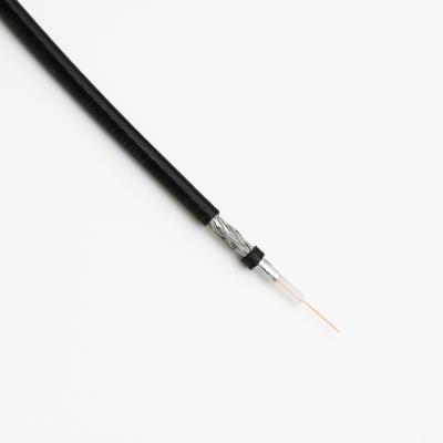 China Black 75ohm RG6 RG11 RG59 CATV Flexible RF Coaxial Cable for sale