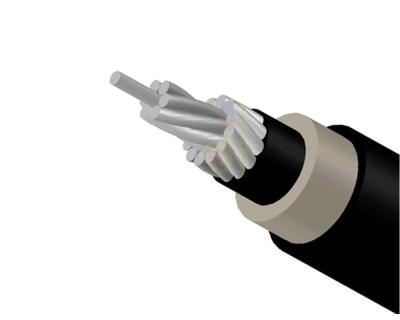 Cina Cavi elettrici di alluminio neri del conduttore 15kV sistemi MV di 25mm2 35mm2 in vendita