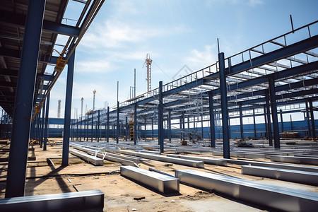 Quality Large Sized Modular Steel Structures Q355B Q460 Steel Warehouse Building Hurricane Proof for sale