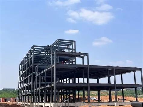 Quality Straight Column Primary Structural Steel Framing For Low Rise To Mid Rise Buildings for sale