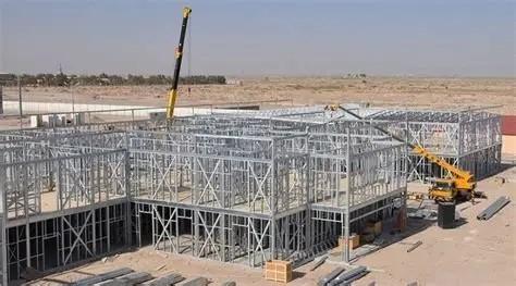 Quality Cold Formed Primary Steel Frame Fast Installation Lightweight Steel Framing for sale