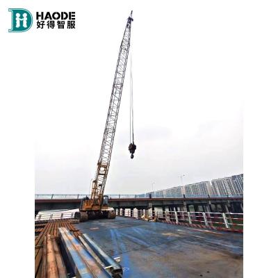 Chine XGC85 mini grue à rampe utilisée avec grues à rampe utilisées de 58 m à vendre