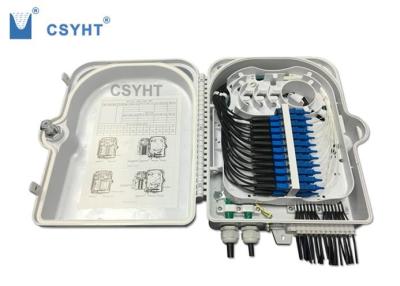 Cina 24FO la scatola a fibra ottica di termine FTTH per il palo all'aperto montato ha caricato il separatore dello SpA in vendita
