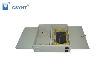 China Wals Optische Einddoos 12 Haven Twee van de Staalftth Vezel Deur koud met Slot Te koop