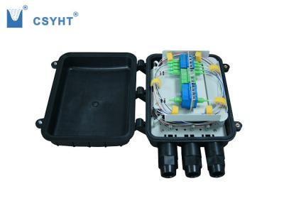 Cina FTTB Plastic 24f Horizantal Fiber Optic INLINE BLACK COLOR ENClosure ABS in vendita