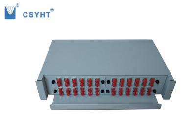 Cina 48 lo scaffale a fibra ottica del quadro d'interconnessione del porto 2U RS48 ha montato ODF utilizzato in gabinetto 19inch in vendita