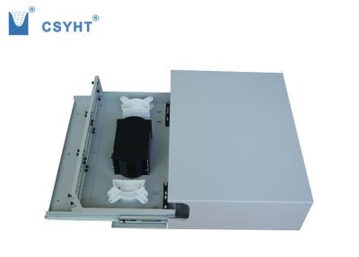 Cina 72 lo scaffale a fibra ottica del quadro d'interconnessione del porto 19inch ha montato il tipo con la copertina in vendita