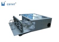China 19inch rack mounted ODF 72 fiber optic patch panel with transparent cover for sale