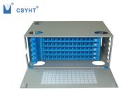 China Industrial Fiber Optic Patch Panel , Fiber Optic Distribution Unit Low Optical Loss for sale
